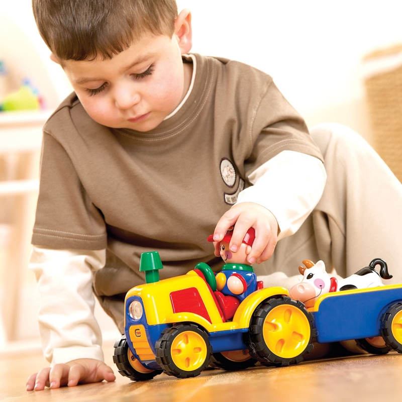 Tractor and Trailer - First Friends - Products - Tolo Toys | Award ...
