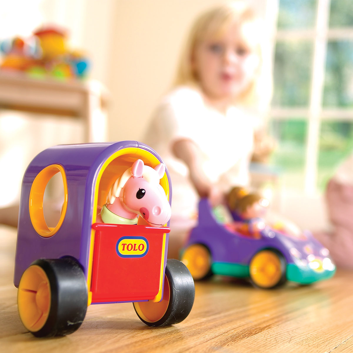 Pony Trailer- Pastel Colours - First Friends - Products - Tolo Toys ...