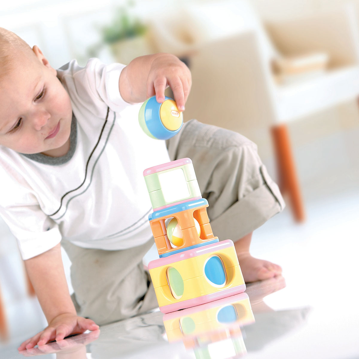 Stacking Activity Shapes - Tolo Baby - Products - Tolo Toys | Award ...