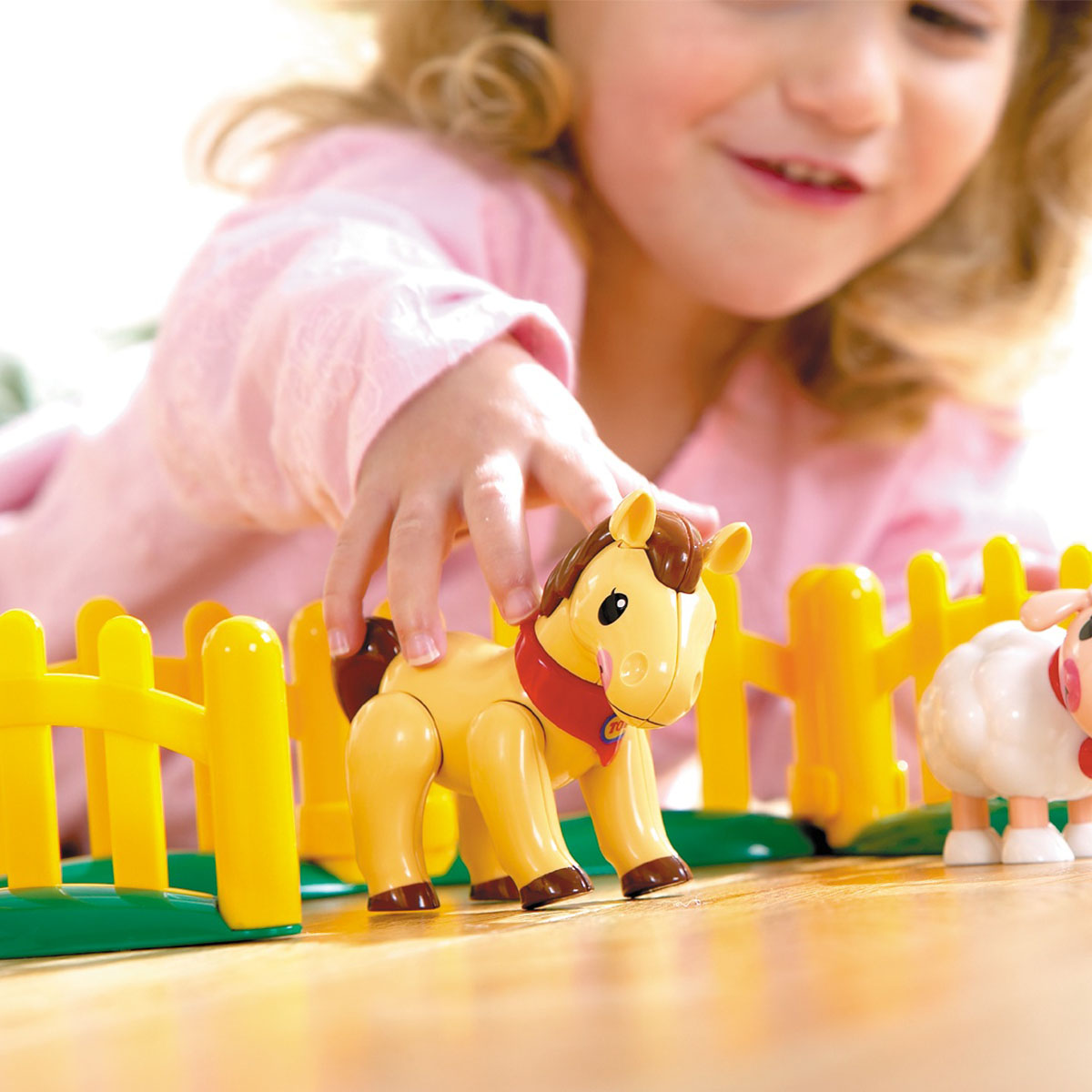 Farm Animals-Pony & Lamb Set - First Friends - Products - Tolo Toys ...