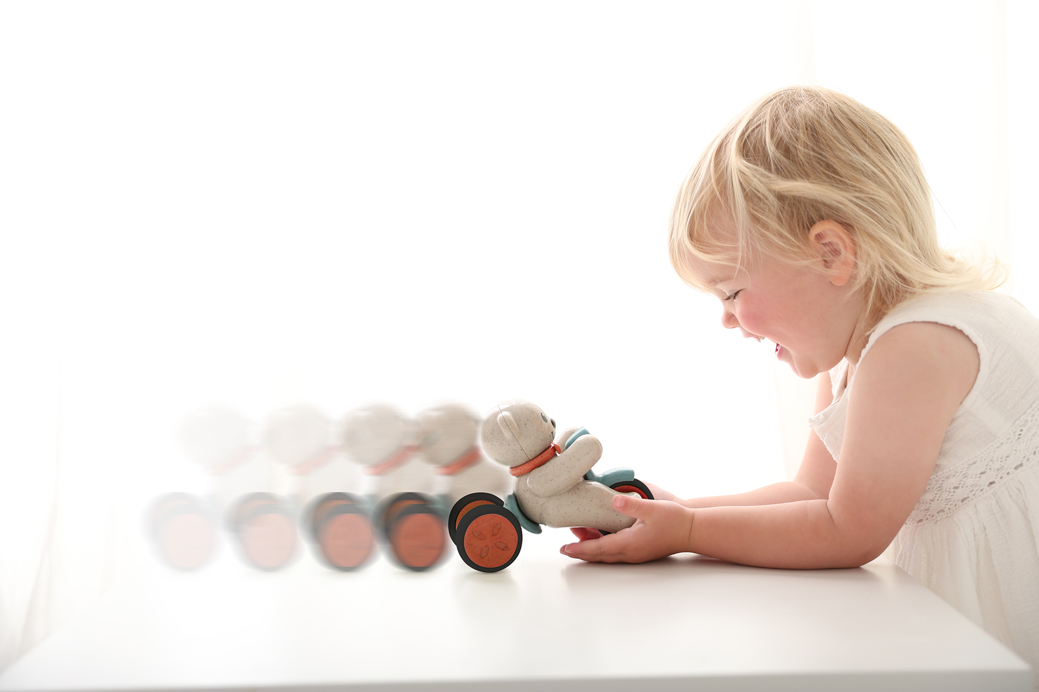 Bio Push and Go Teddy - Tolo Bio - Products - Tolo Toys | Award winning ...